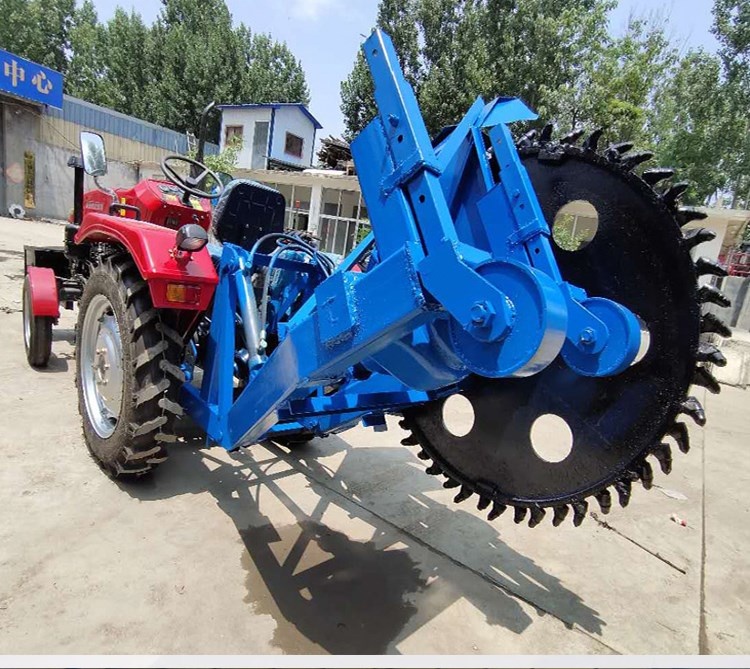 The trench machine can attach to tractor PTO for working .The ditch ...