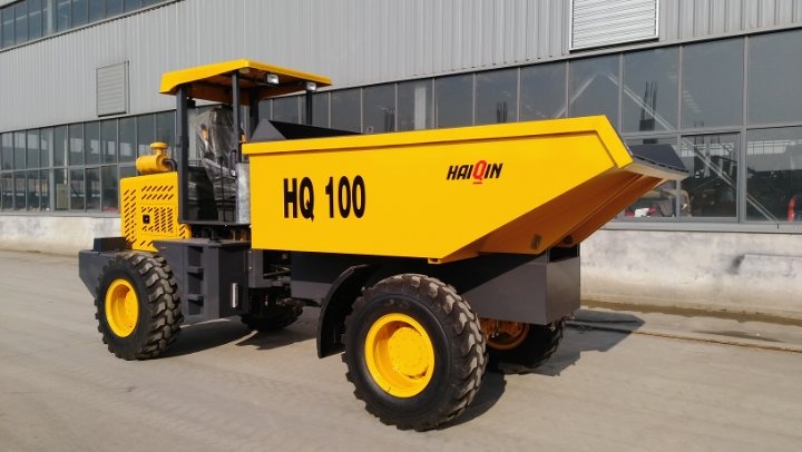 Large 10ton Mine Dumper HQ-100 with strong design, mining dumper with SGS
