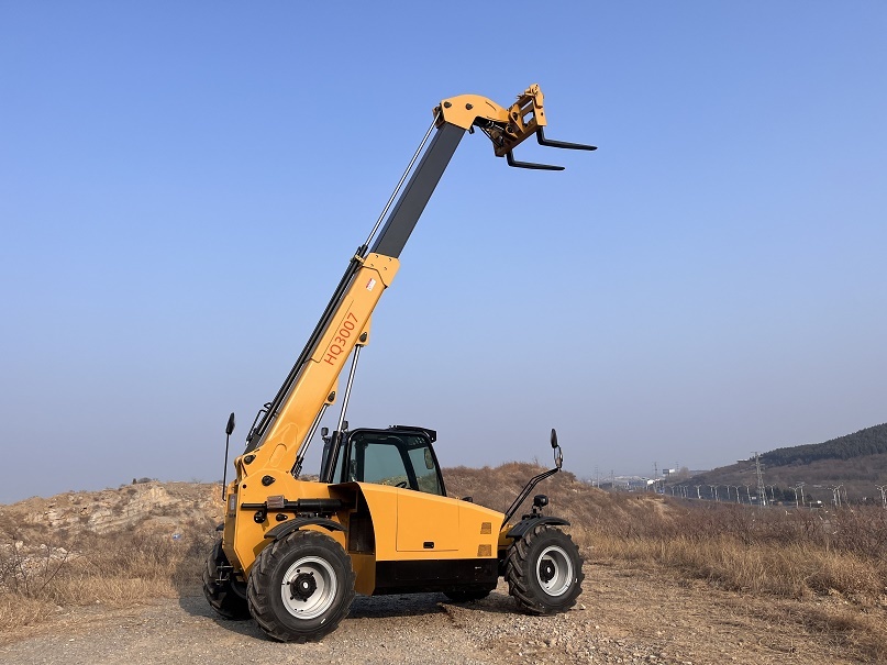 Multifunctional 7m Telehandler Wheel Loader 4X4 Type Telehandler ...
