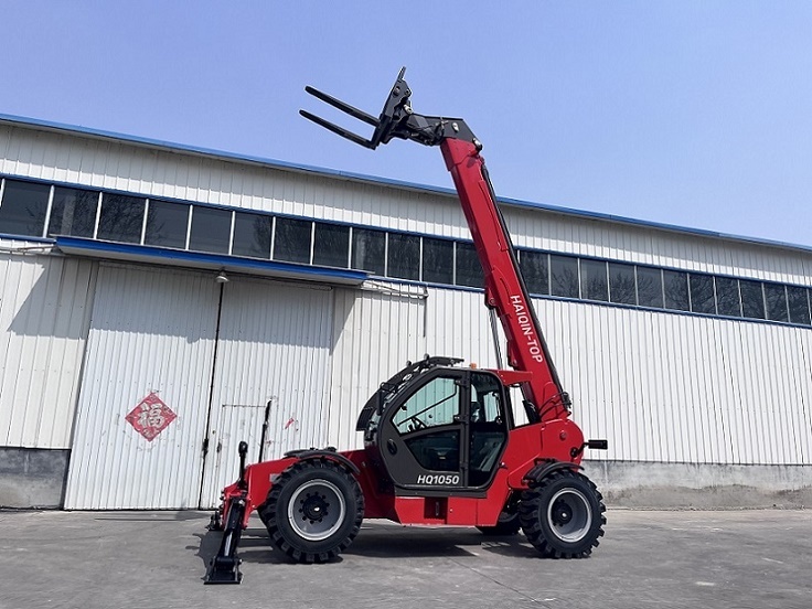 Telehandler HQ1050 with 10m lift height, 5000kg lift weight