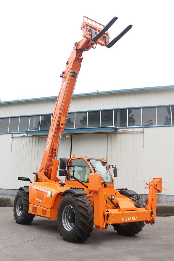 All terrain telehandlerHQ1850 with 18m lift height, loader telehandler ...