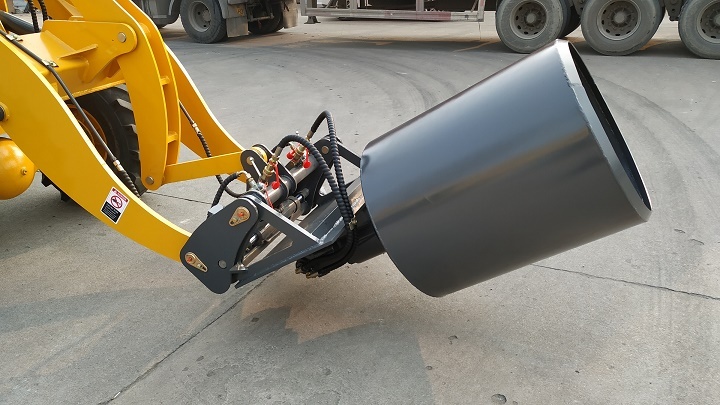Mixing tank for wheel loader, telehandler, telescopic loader, backhoe ...