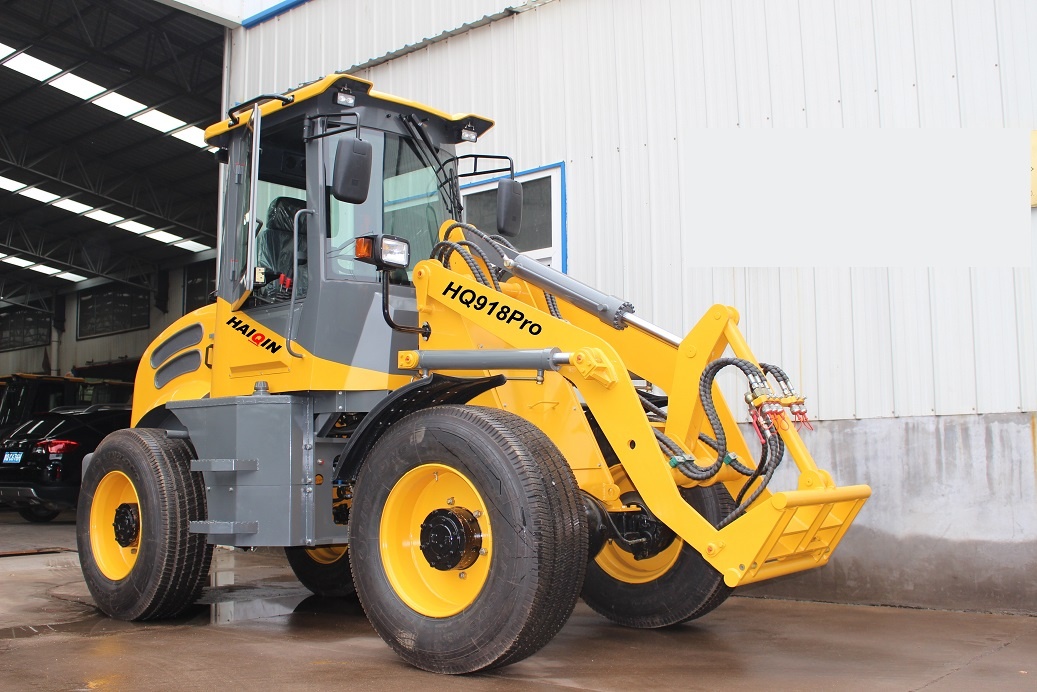 Snow plow wheel loader HQ918Pro with CE,log loaders HQ918Pro with Euro ...