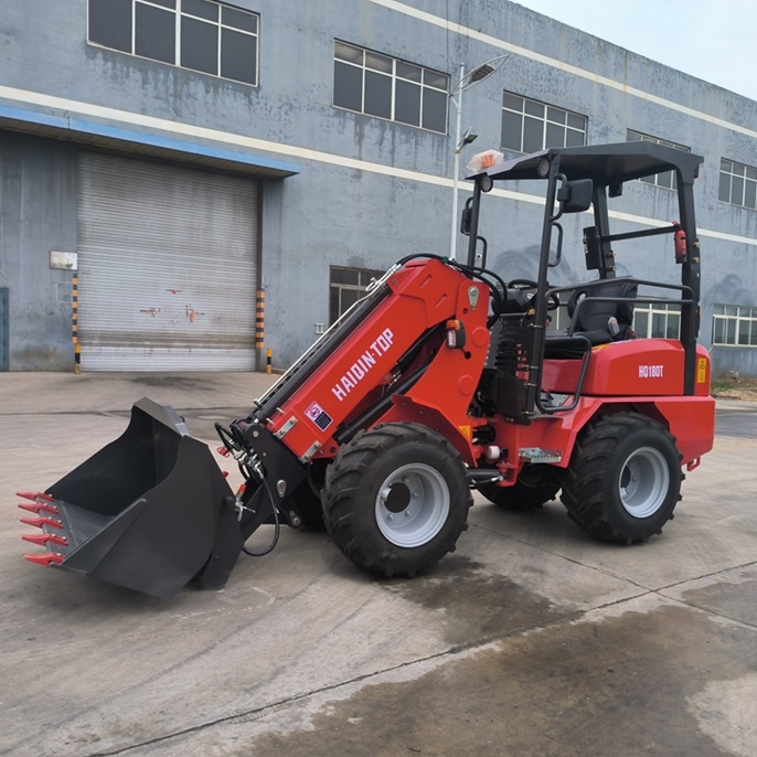 HQ180T mini telescopoic loader with CE, Telescopic mini loader Japan ...