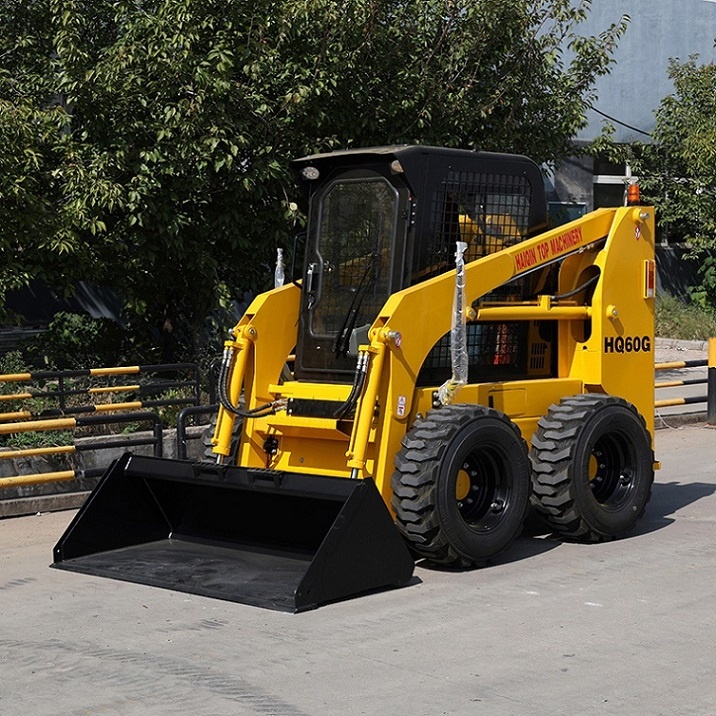 HQ60G skid loader with CE, Bobcat skid steer loader with Compact design ...
