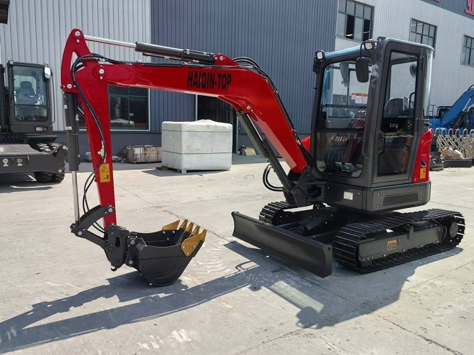 4.0ton Tailless Crawler excavator HQ40 with Kubota engine,tailless ...