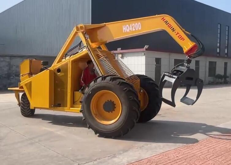 Three wheel Cane Loader with Cummins engine, sugarcane loader with CE