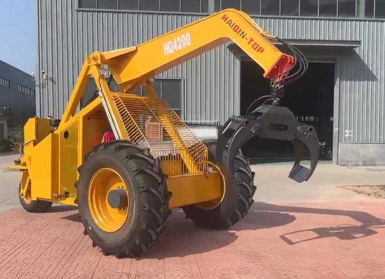 Three wheel Cane Loader with Cummins engine, sugarcane loader with CE