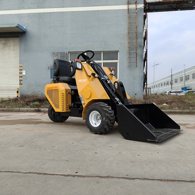 New MIni loaders H130 with compact design, mini wheel loader with CE