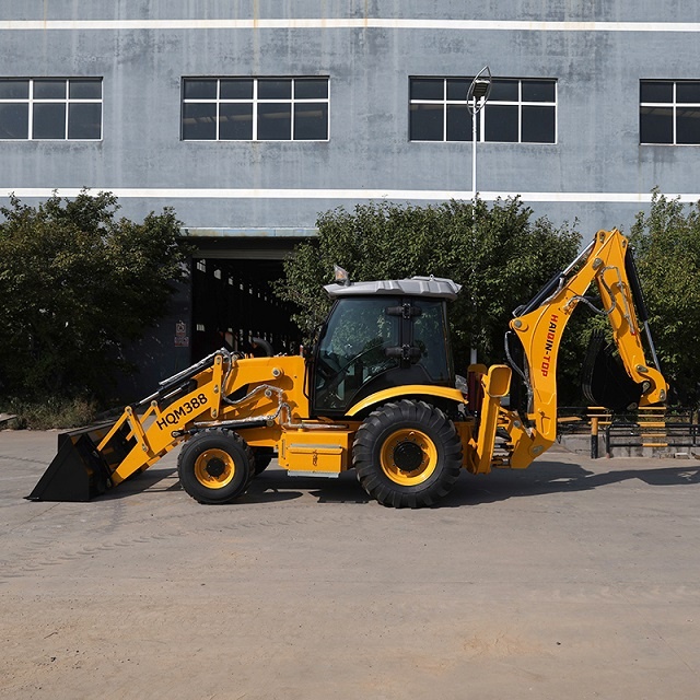 Backhoe wheel loader HQM388 with JCB design, Backhoe Wheel Loader with CE